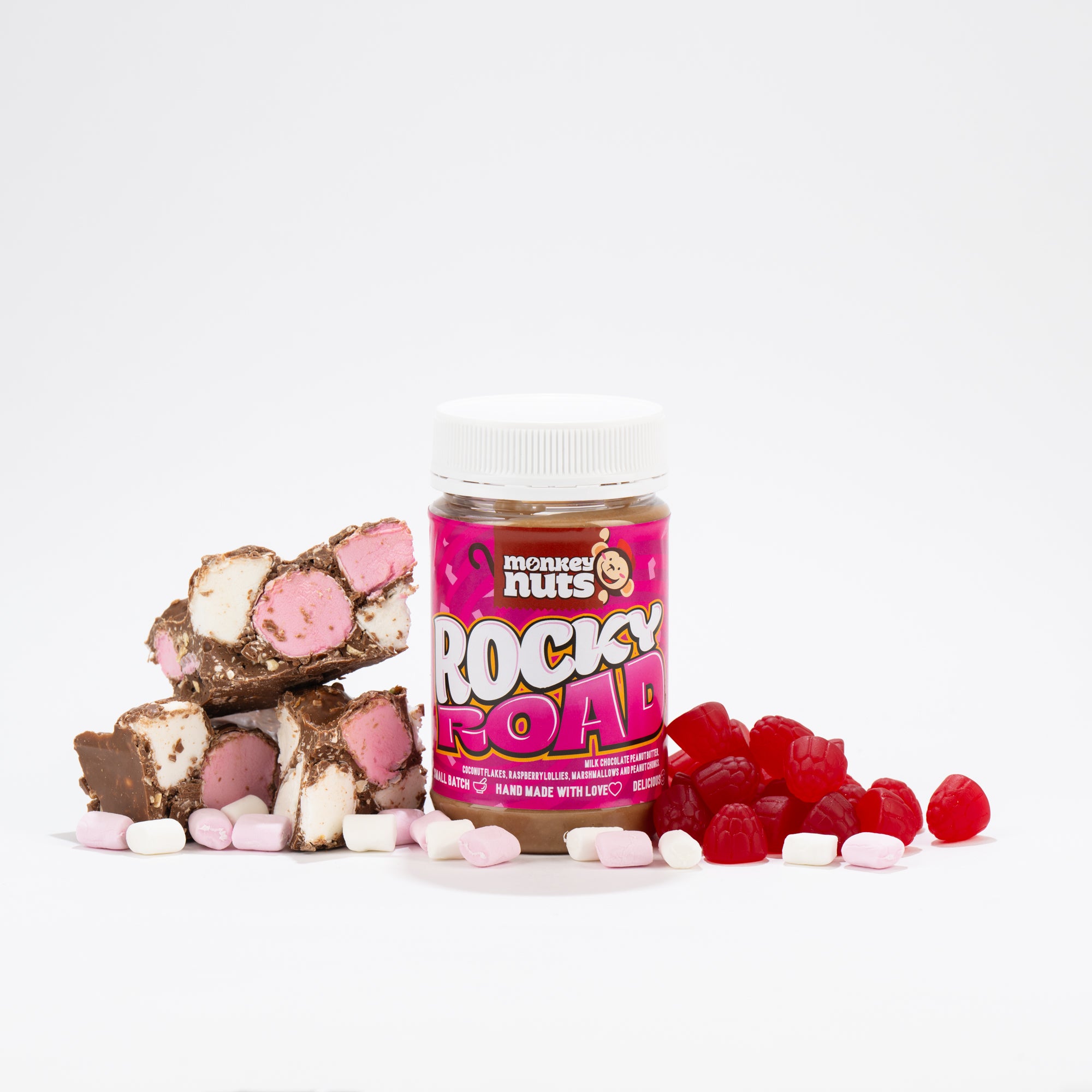 Rocky Road Peanut Butter | Monkey Nuts Australia – Monkey nuts Australia