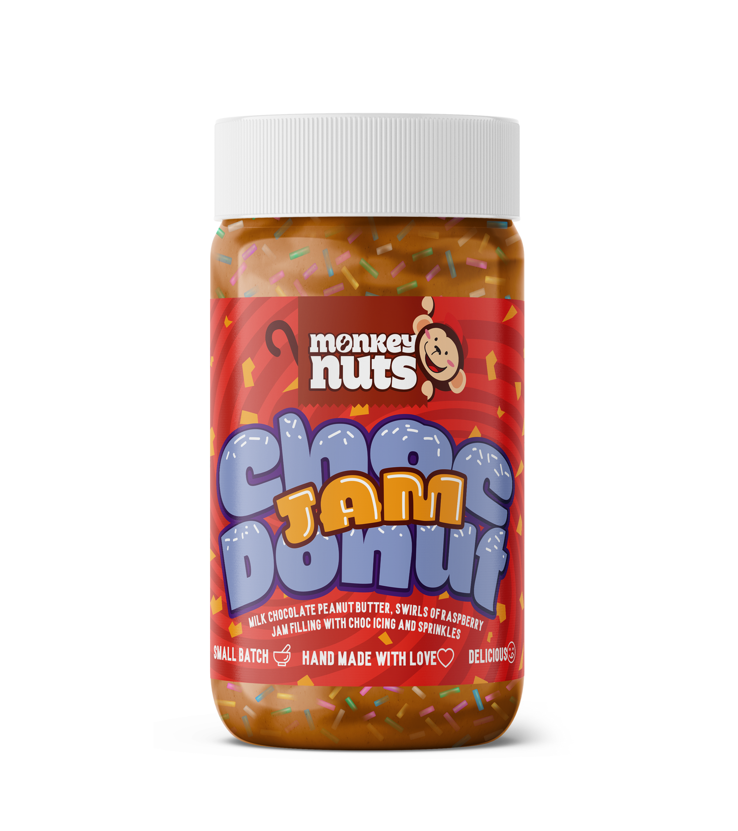Choc Jam Donut Peanut Butter | Monkey Nuts Australia – Monkey nuts ...